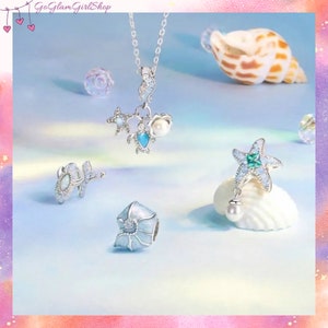 S925 Dreamy Ocean Charms for Pandora Bracelet, Blue Whale, Sea Turtle ...