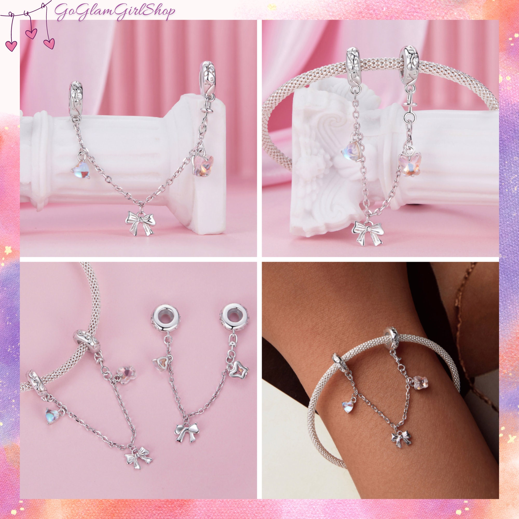 Sterling Silver Ballet Charm – Ballerina, Shoe, Swan, & Ribbon for ...