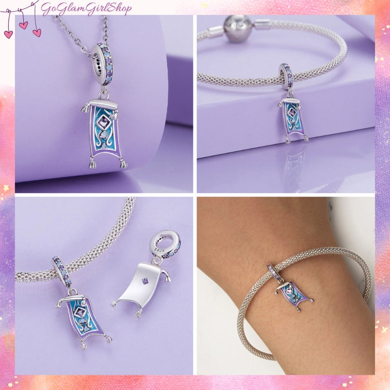 S925 Arabian Nights Charms for Pandora Bracelet: Enchanting Aladdin ...