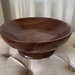 Bespoke Wood Artistry Custom Lathe Turned Solid Walnut Wood Bowl With ...