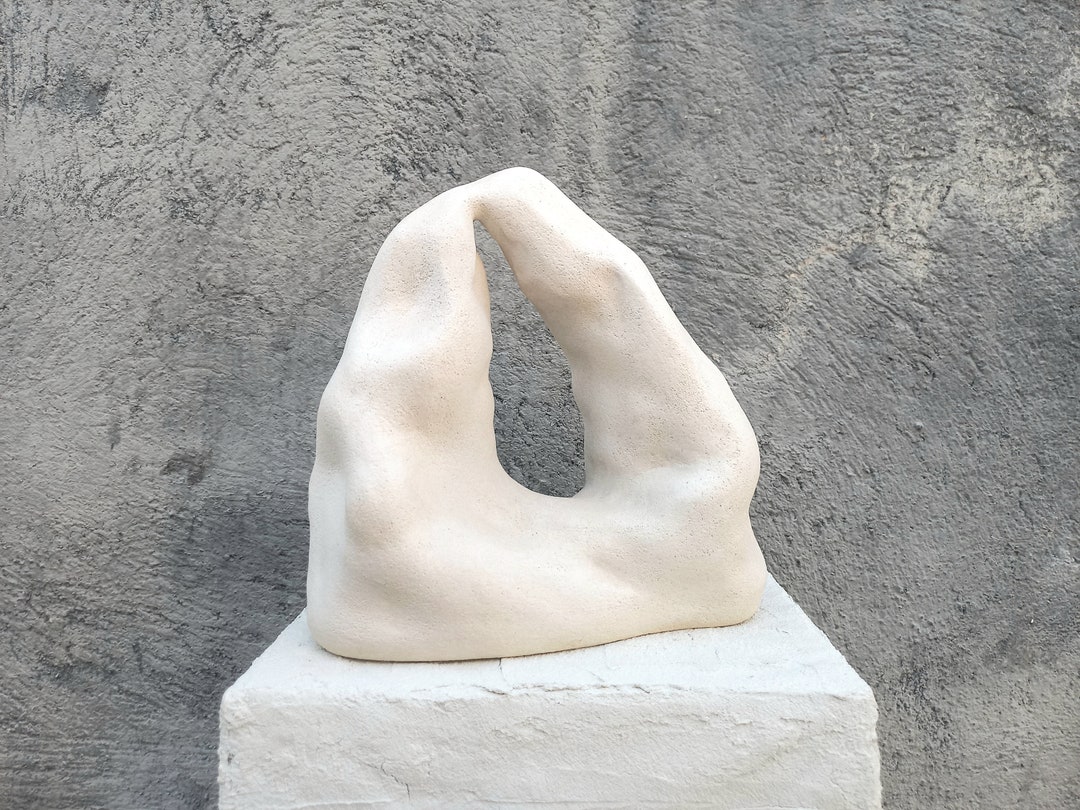 Handbuilt Ceramic Sculpture in White Stoneware - Etsy