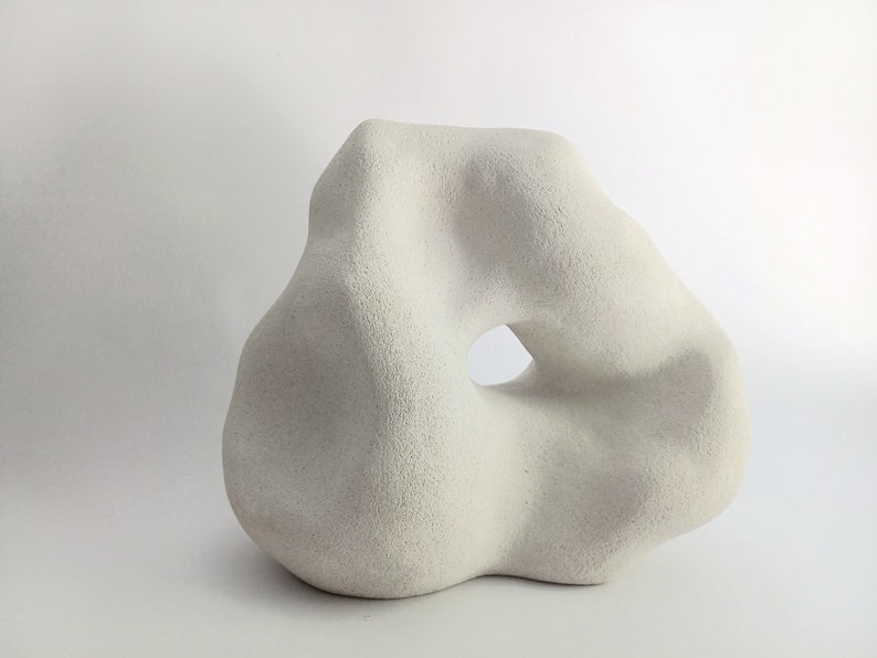 Handbuilt Ceramic Sculpture in White Stoneware - Etsy