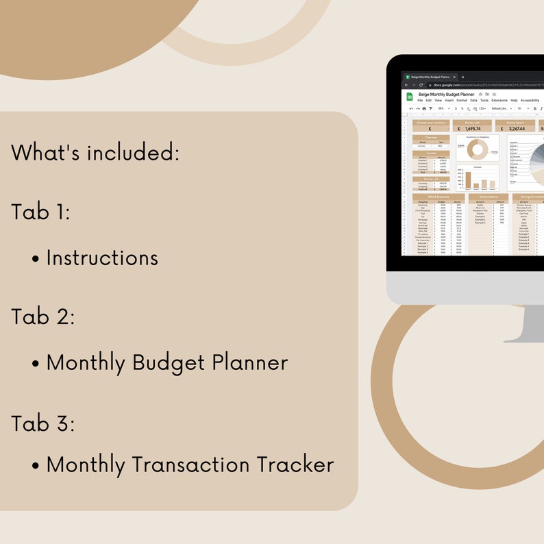 Paycheck Budget, Easy Google Sheets, Digital Budget Planner, Bill ...