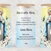 Dios Te Salve, Maria 16oz Libbey Glass Can Tumbler Sublimation Design ...