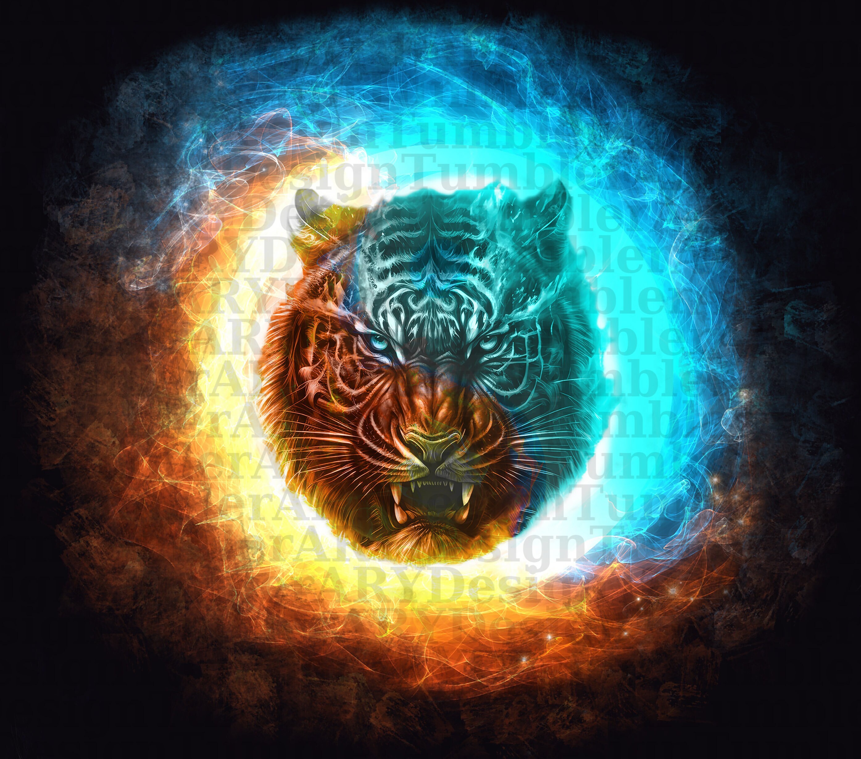 Blue Flame Tiger