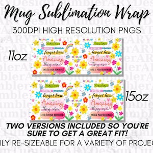 Sometimes Amazing People Motivation Mug Sublimation Design, Mug Wrap ...
