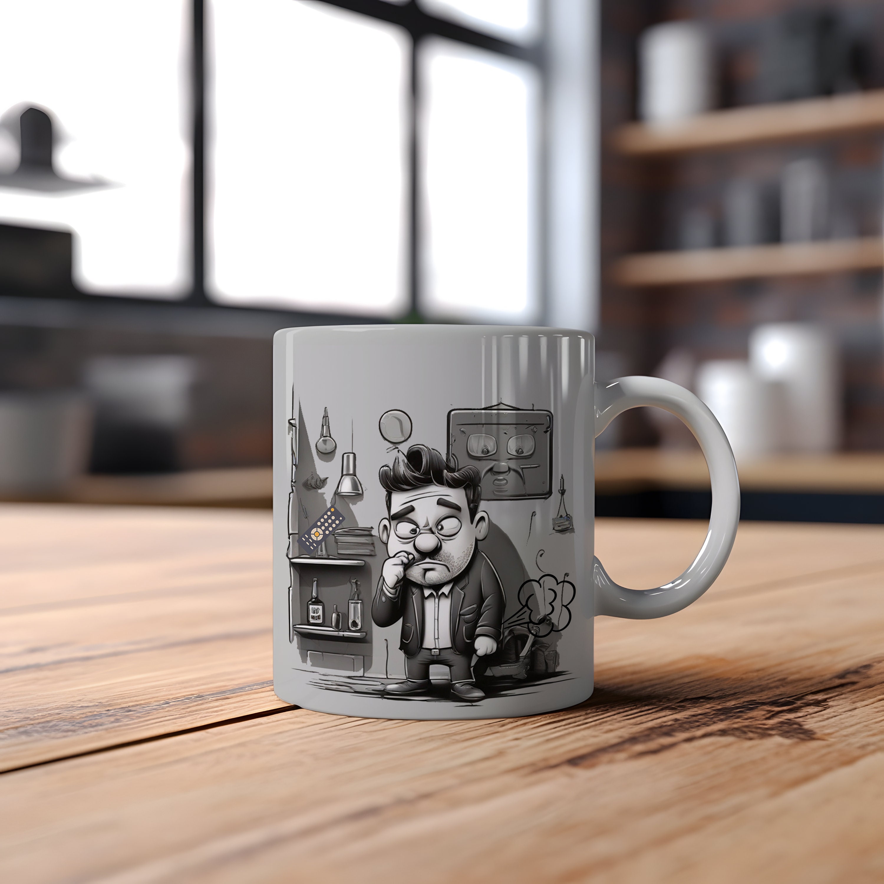 Man Cave Rules Mug Sublimation Template, Funny Rules Design, Dad Mug ...