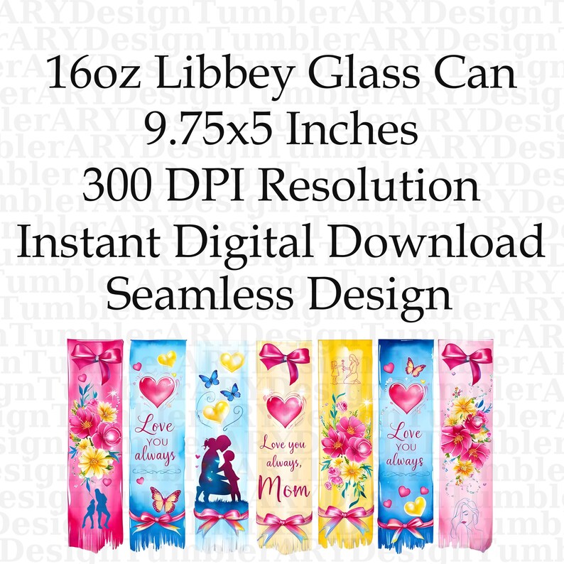 Mom Life 16oz Libbey Glass Can Tumbler Sublimation Design, UV Dtf Cup ...