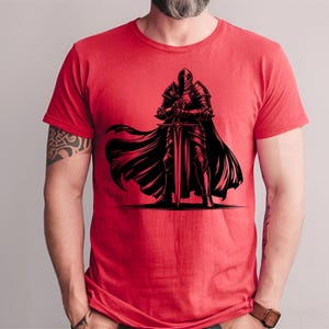 Medieval Templar Knight PNG & SVG Files, Knight With Sword Clipart ...