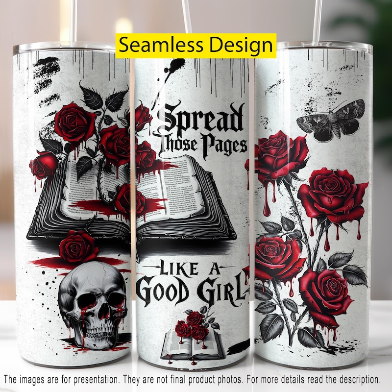 Gothic Tumbler Skinny - Etsy