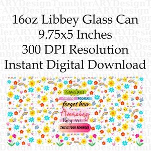 Sometimes Amazing People Motivation 16oz Libbey Glass Can, Daily ...