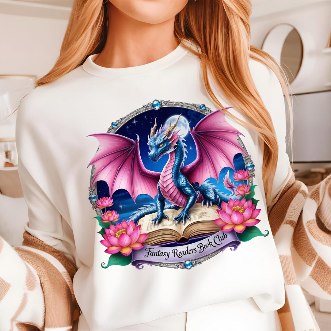 Fantasy Readers Book Club PNG A Romantasy Bookish Sublimation Design ...