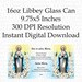 Dios Te Salve, Maria 16oz Libbey Glass Can Tumbler Sublimation Design ...