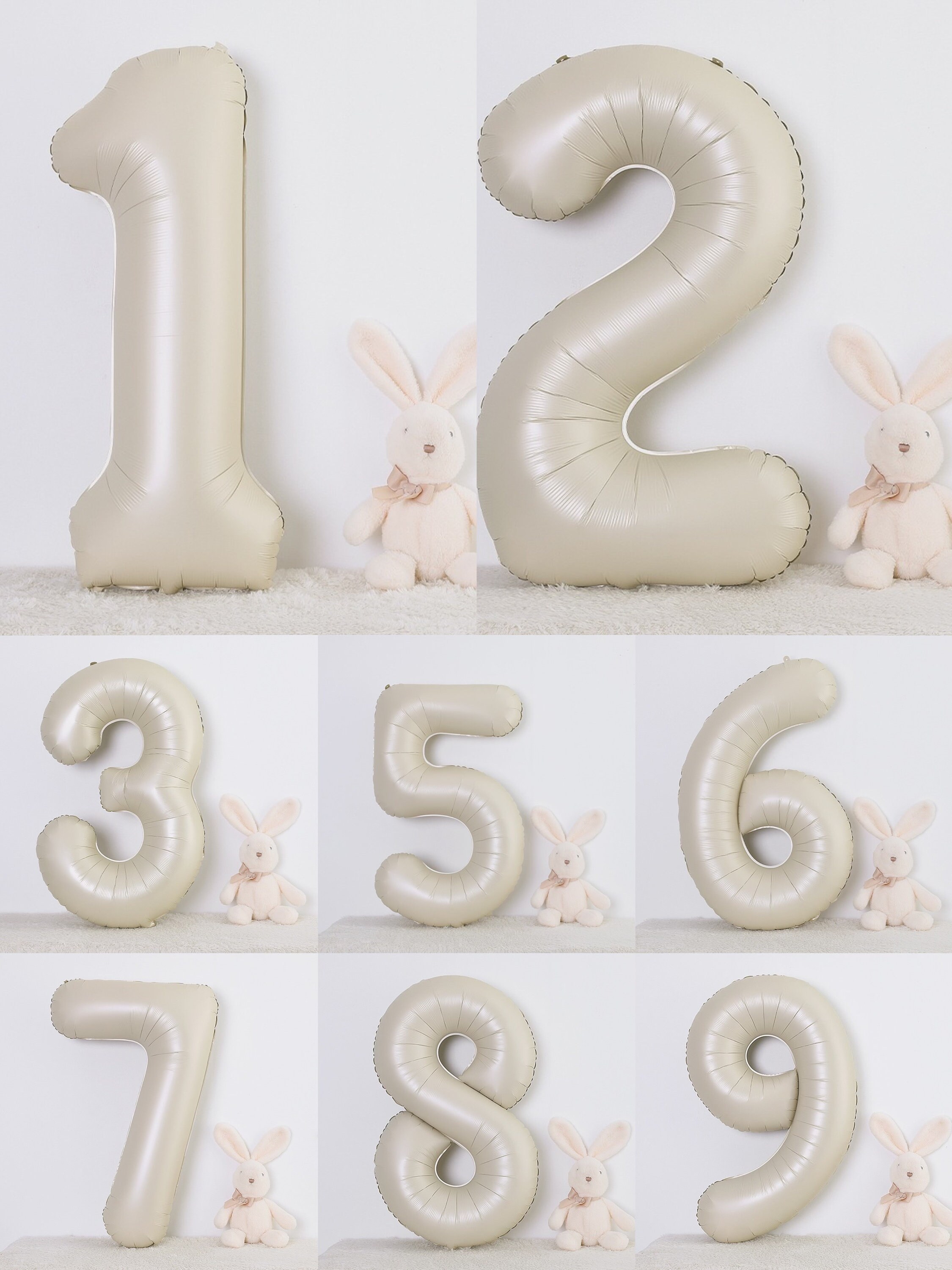 40 Inc/101cm Jumbo Number Balloons Birthday Age/anniversary Balloon ...