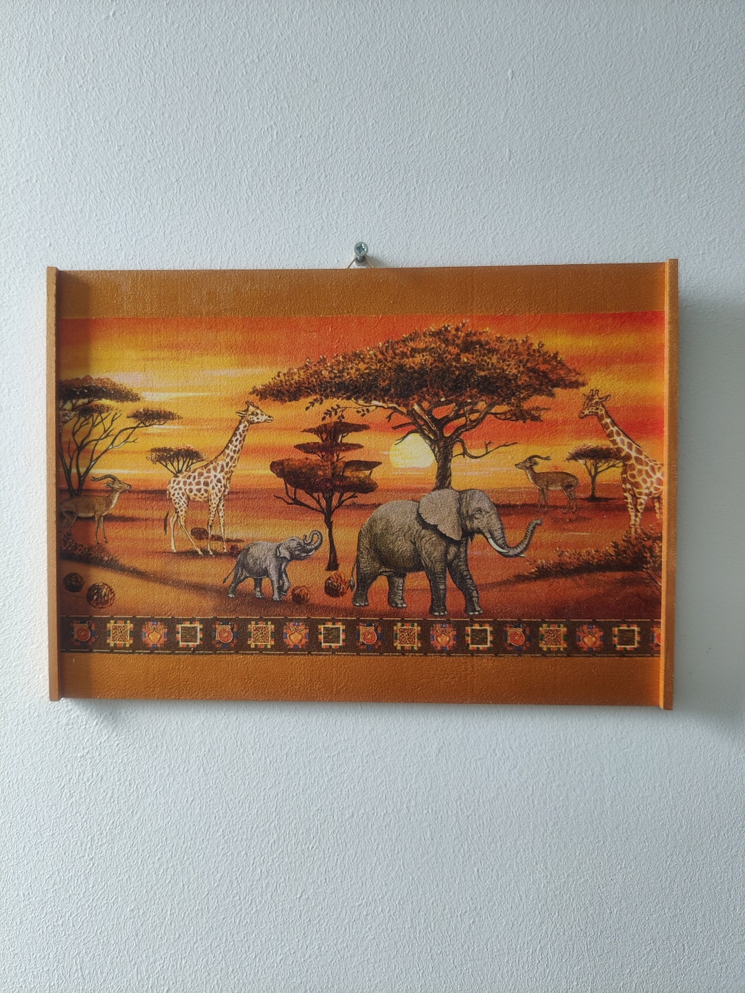 African Fauna Wall Decoration - Etsy