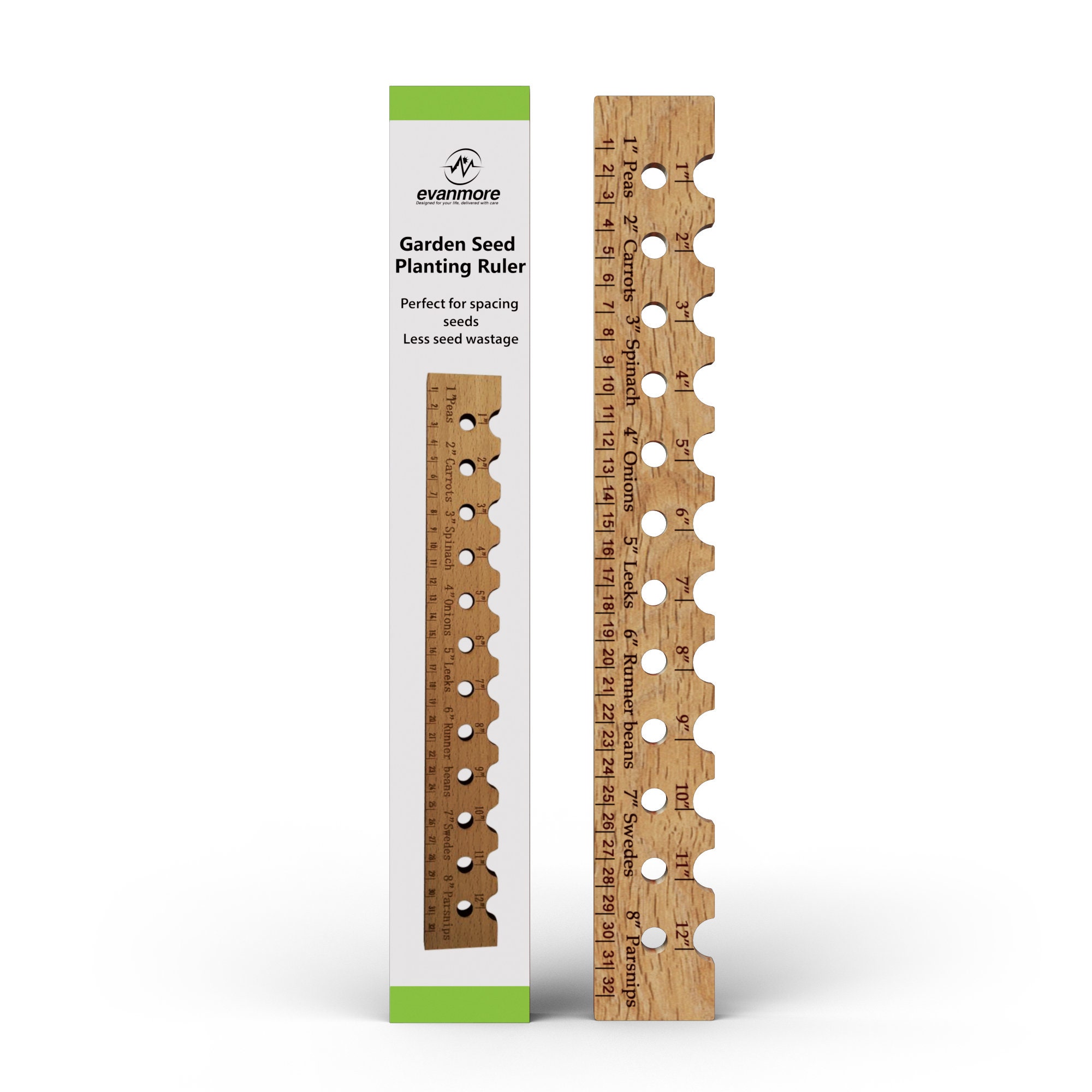 Planting Ruler Wooden Sowing Plant Seed Spacer Garden Gardener - Etsy UK