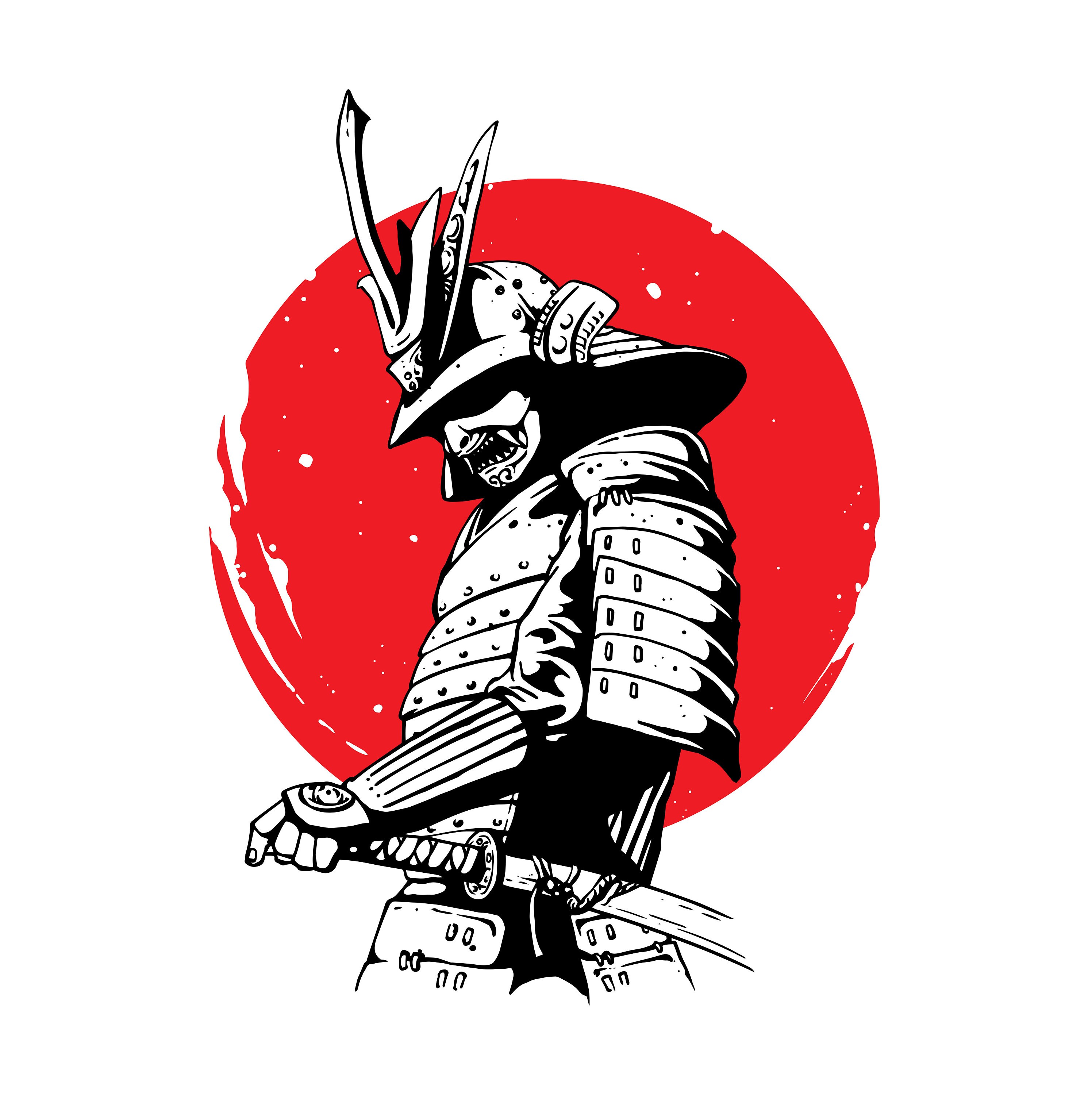 29 Samurai & Face Files Vector 3D Download Files DXF, SVG, Ai, Eps Jpeg ...