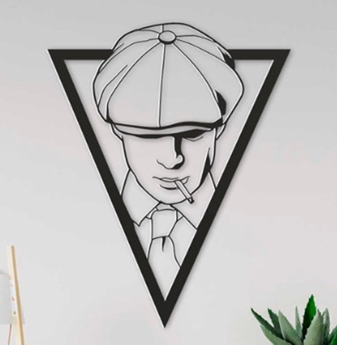 Peaky Blinders Shelby Vector 3D Silhouette Decoration Wall - Etsy