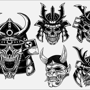 29 Samurai & Face Files Vector 3D Download Files DXF, SVG, Ai, Eps Jpeg ...