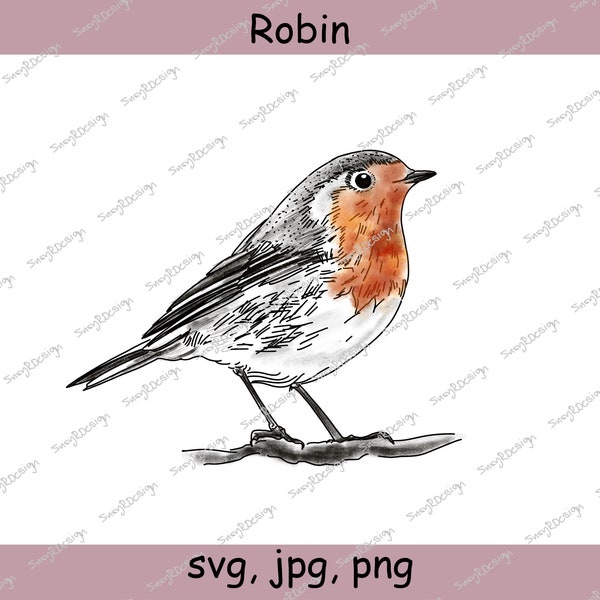 Christmas Robin Png - Etsy