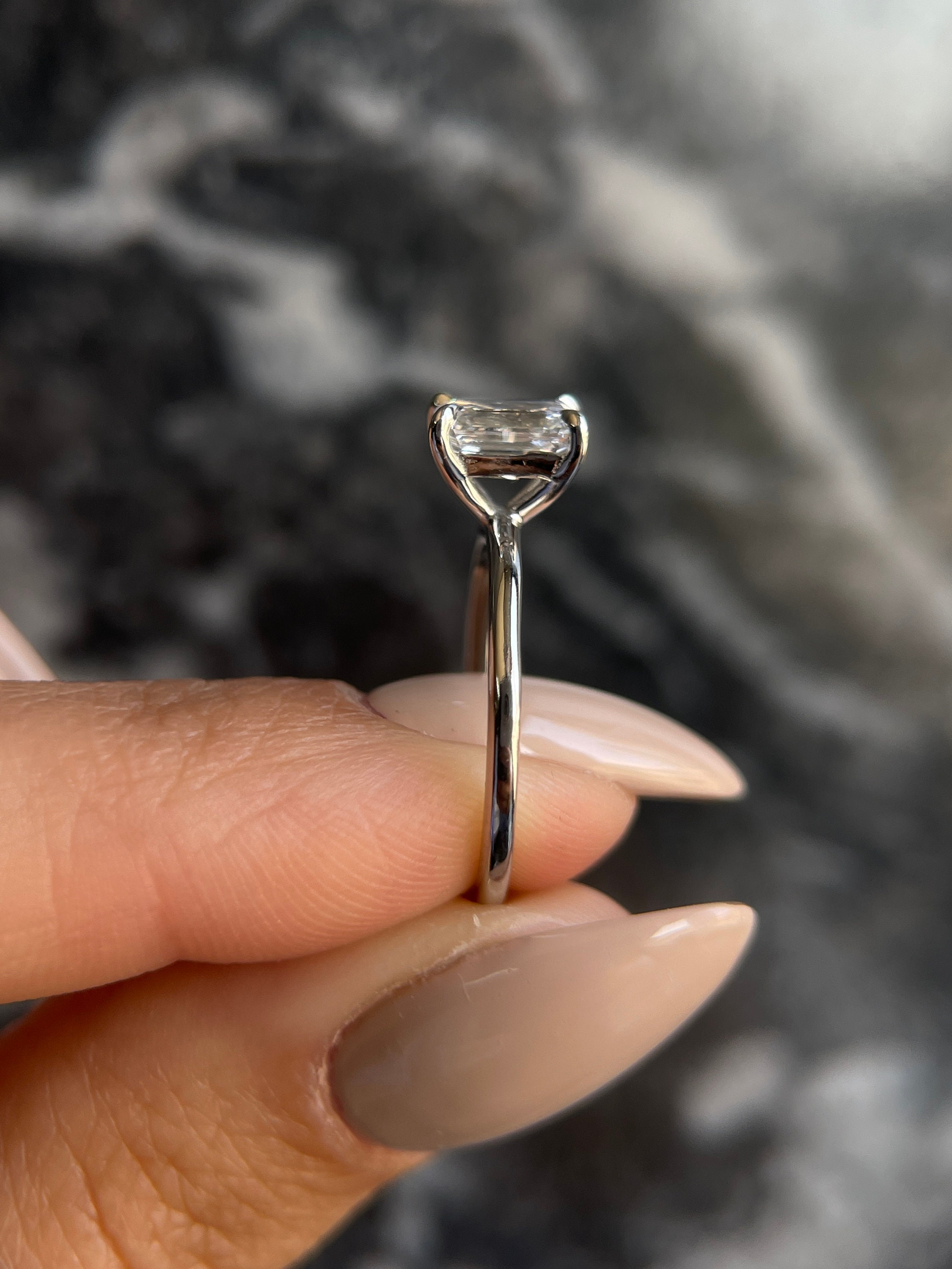 SUPER RARE Internally Flawless D Color Emerald Cut 1 Carat IGI ...