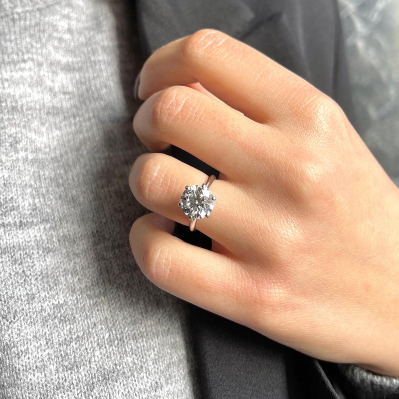 7 Carat Lab Grown Ring - Etsy