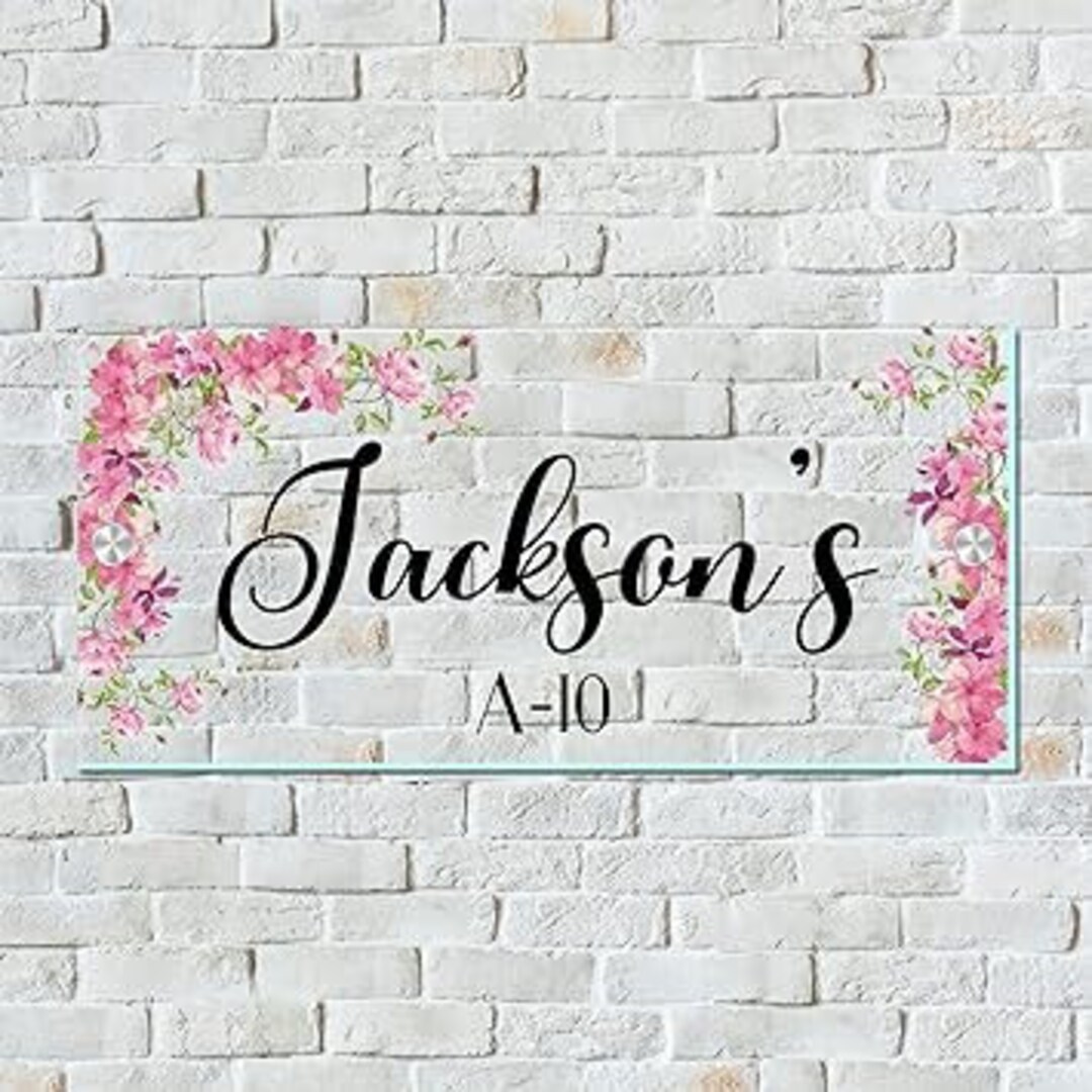 Personalized Acrylic Office Name Plate With Holder Name,plates for Home ...