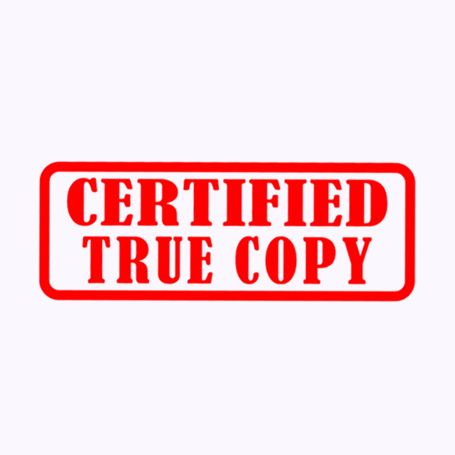 Delightartncraft Custom Office Stamp, Certified True Copy Office Stamp ...