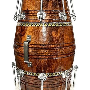 Wood Dholak Indian Folk Musical Instrument Drum Nuts N Bolt - Etsy
