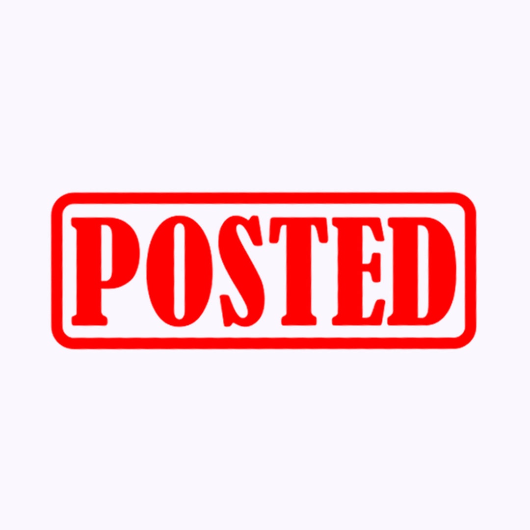 Delightartncraft Custom Office Stamp, Posted Office Stamp ,self Inking ...