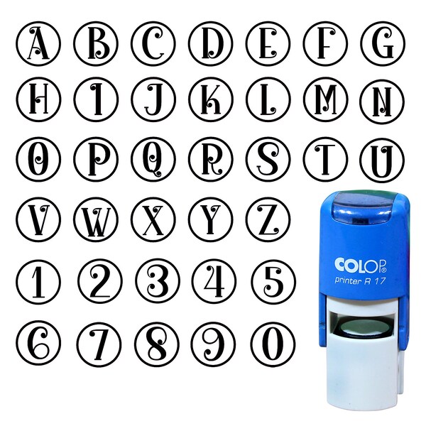 Self Inking Alphabet Stamps - Etsy