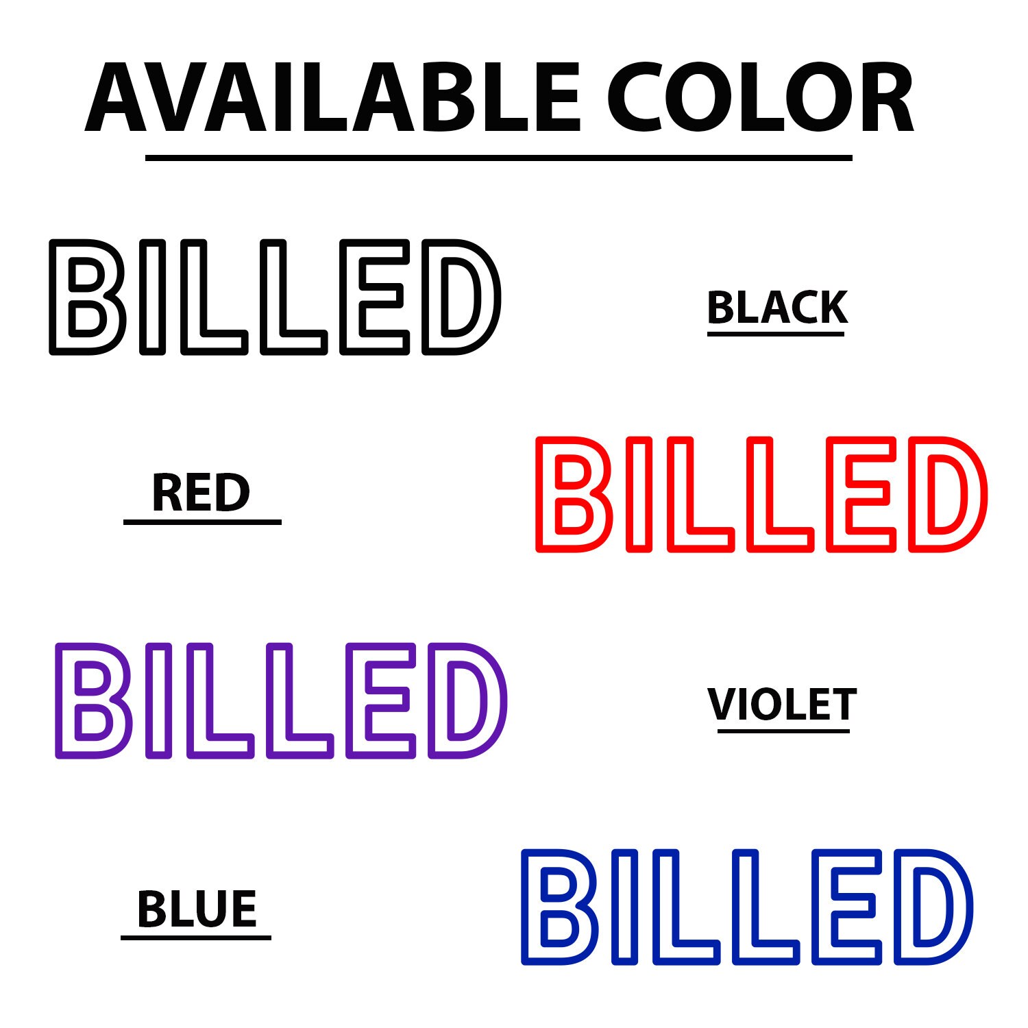 Delightartncraft Custom Office Stamp, Billed Office Stamp ,self Inking ...