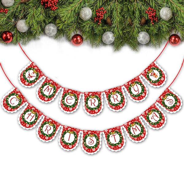 Christmas Bunting - Etsy