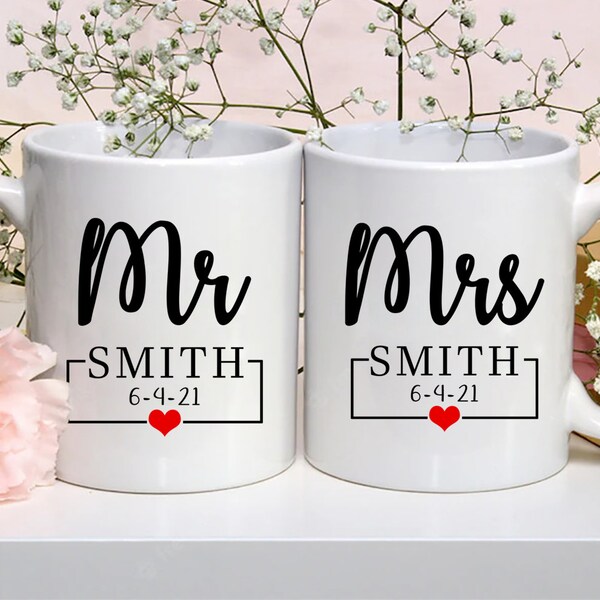 Mr and Mrs Coffee Mugs - Etsy