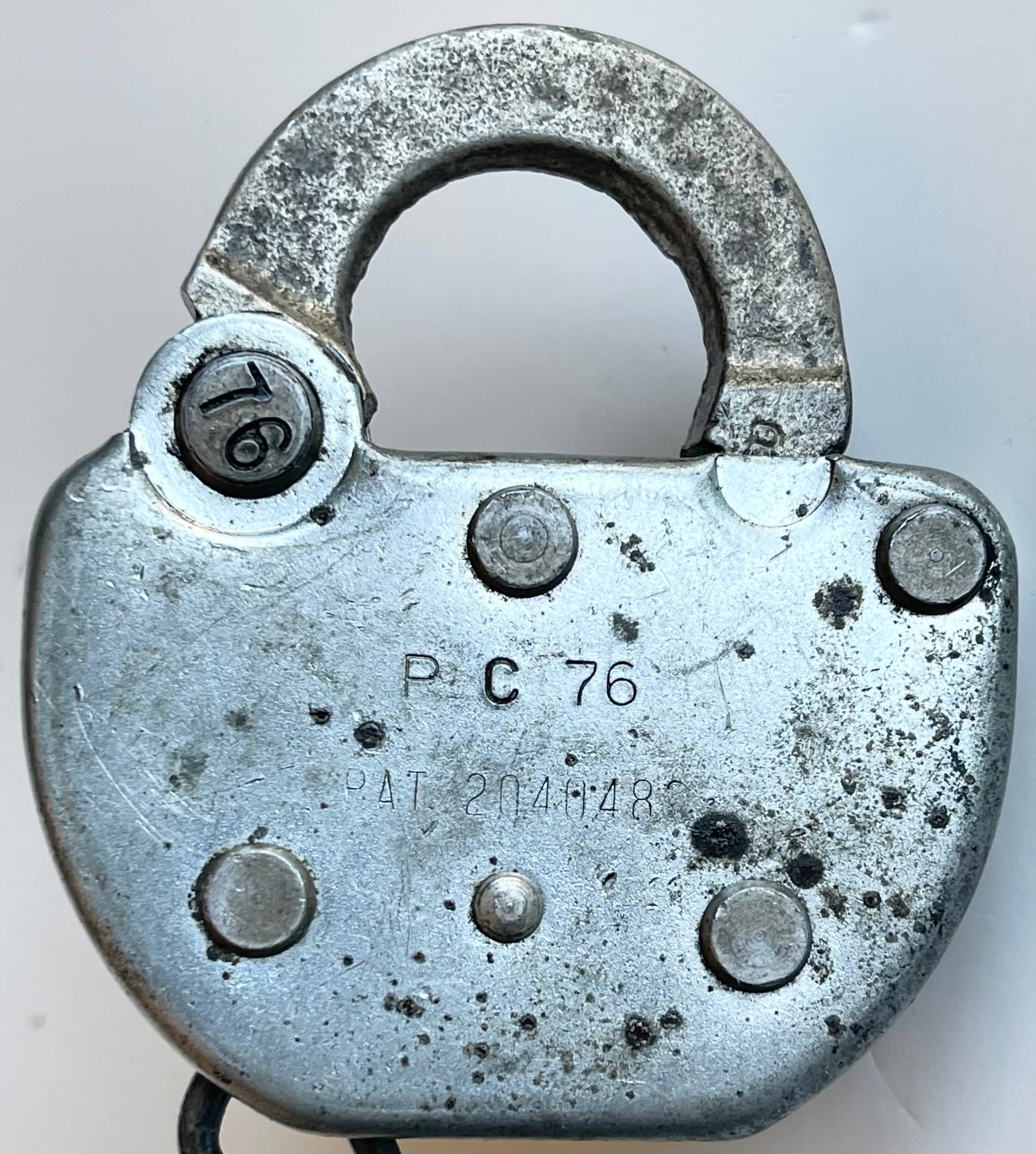 Antique Obsolete Adlake PCRR PENN CENTRAL Railroad Padlock #76 and Chain ~ No Key ~ - Etsy