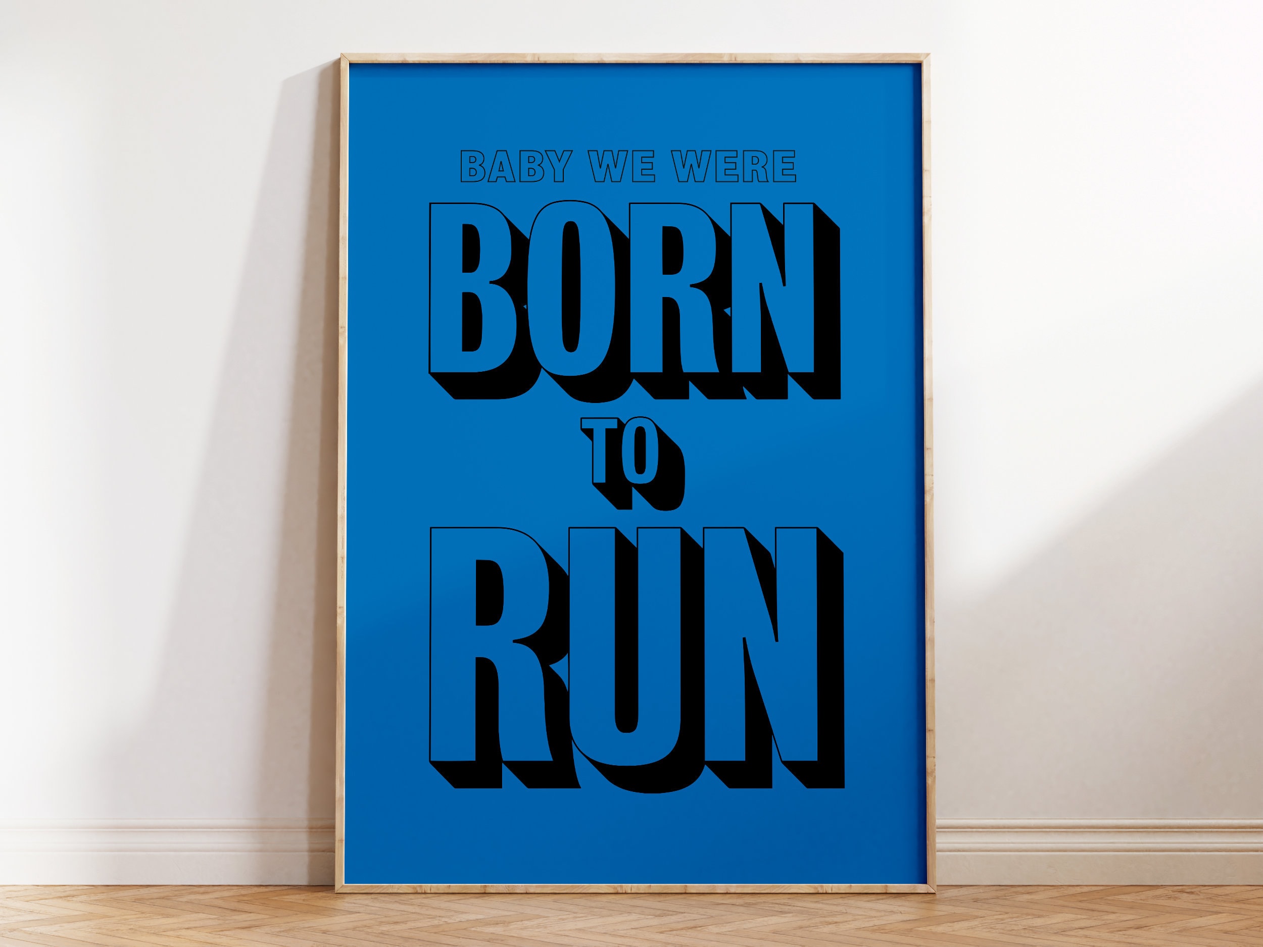 Born to Run Poster Bruce Springsteen Bruce Springsteen Art 70s Rock Poster Classic Rock Poster ...