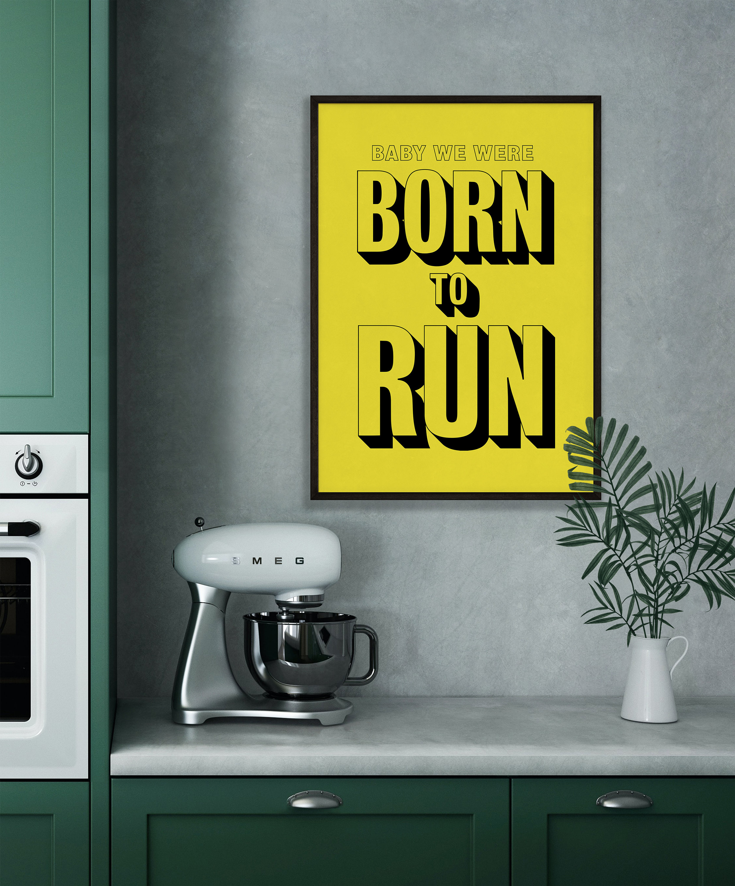 Born to Run Poster Bruce Springsteen Bruce Springsteen Art 70s Rock ...