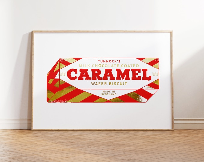 Tunnocks Tea Cake Teacake Art Print Picture - Etsy UK