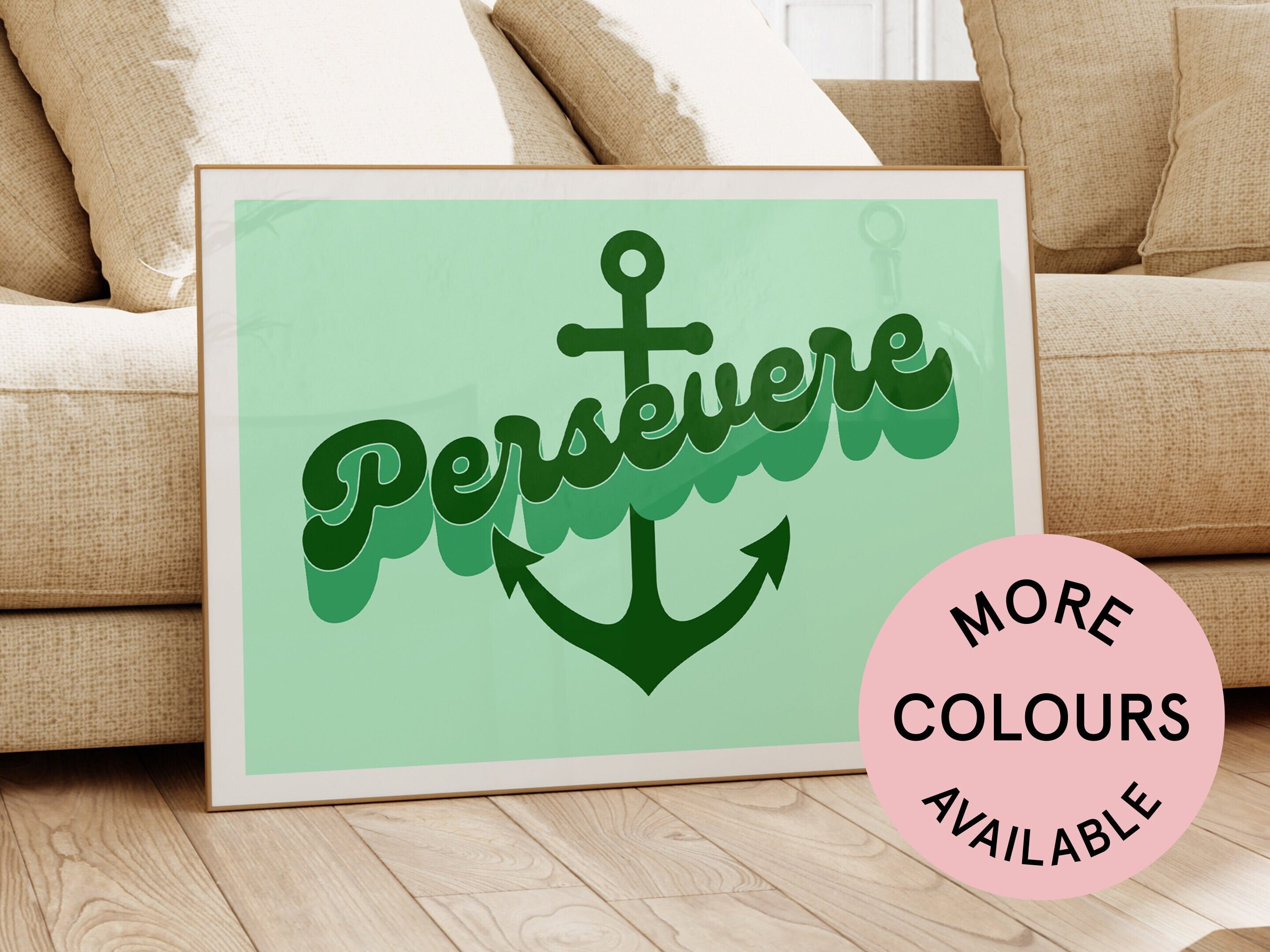 Persevere Print Leith Edinburgh Typographic Poster Hibs Hibs FC ...