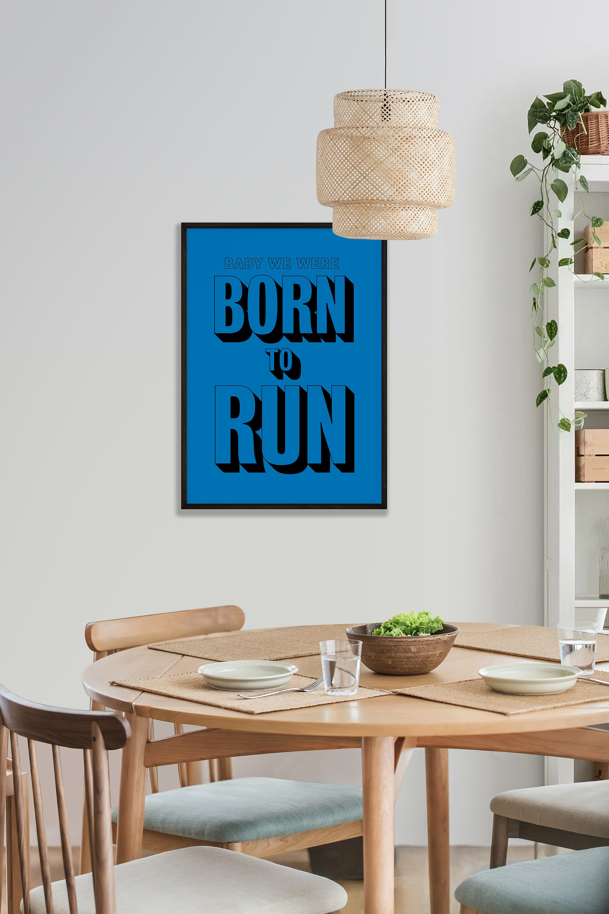 Born to Run Poster Bruce Springsteen Bruce Springsteen Art 70s Rock ...