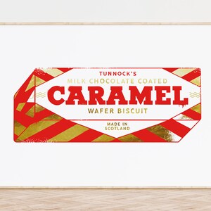 Tunnocks Caramel | Foiled Art | Caramel Wrappers | Taste of Scotland ...