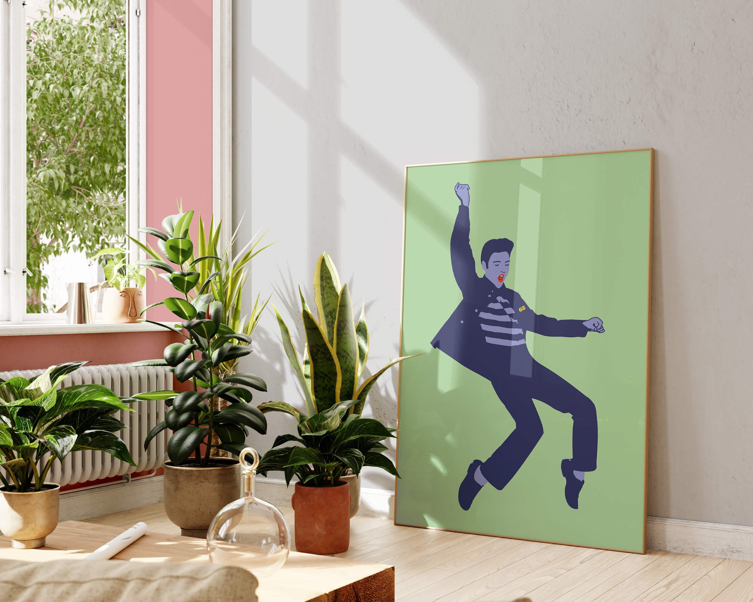 Jailhouse Rock Poster | Elvis Wall Art | Elvis Pop Art | Retro | Music ...