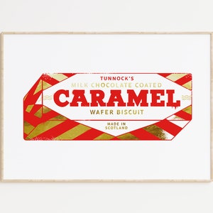 Tunnocks Caramel | Foiled Art | Caramel Wrappers | Taste of Scotland ...