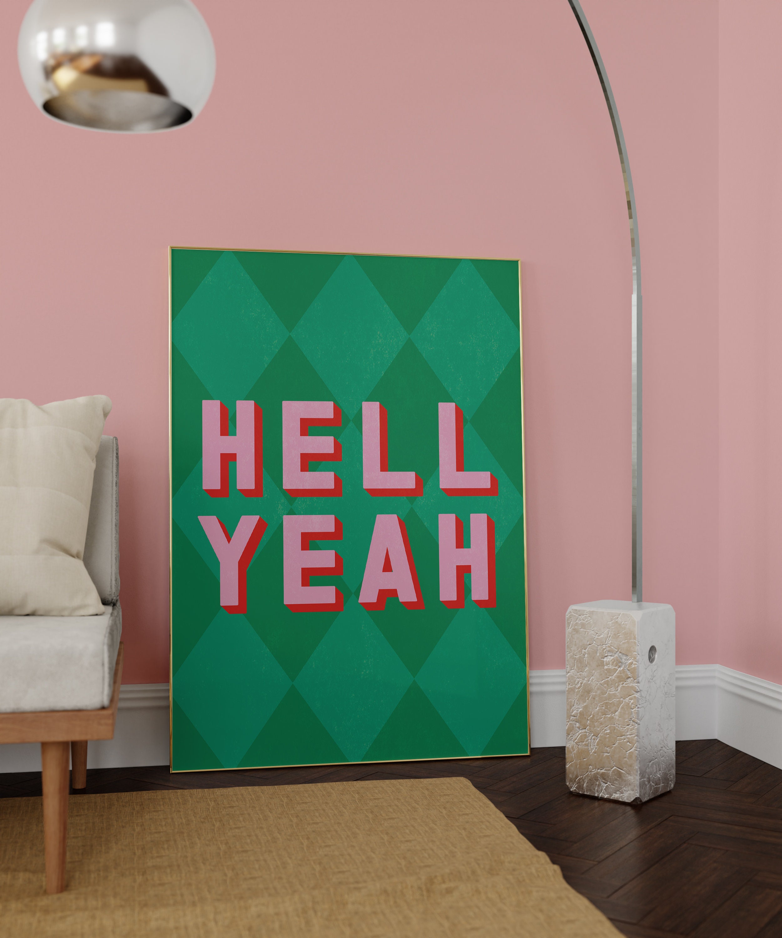 Hell Yeah Poster Hell Yeah Print A4 A3 A2 A1 Maximalist - Etsy