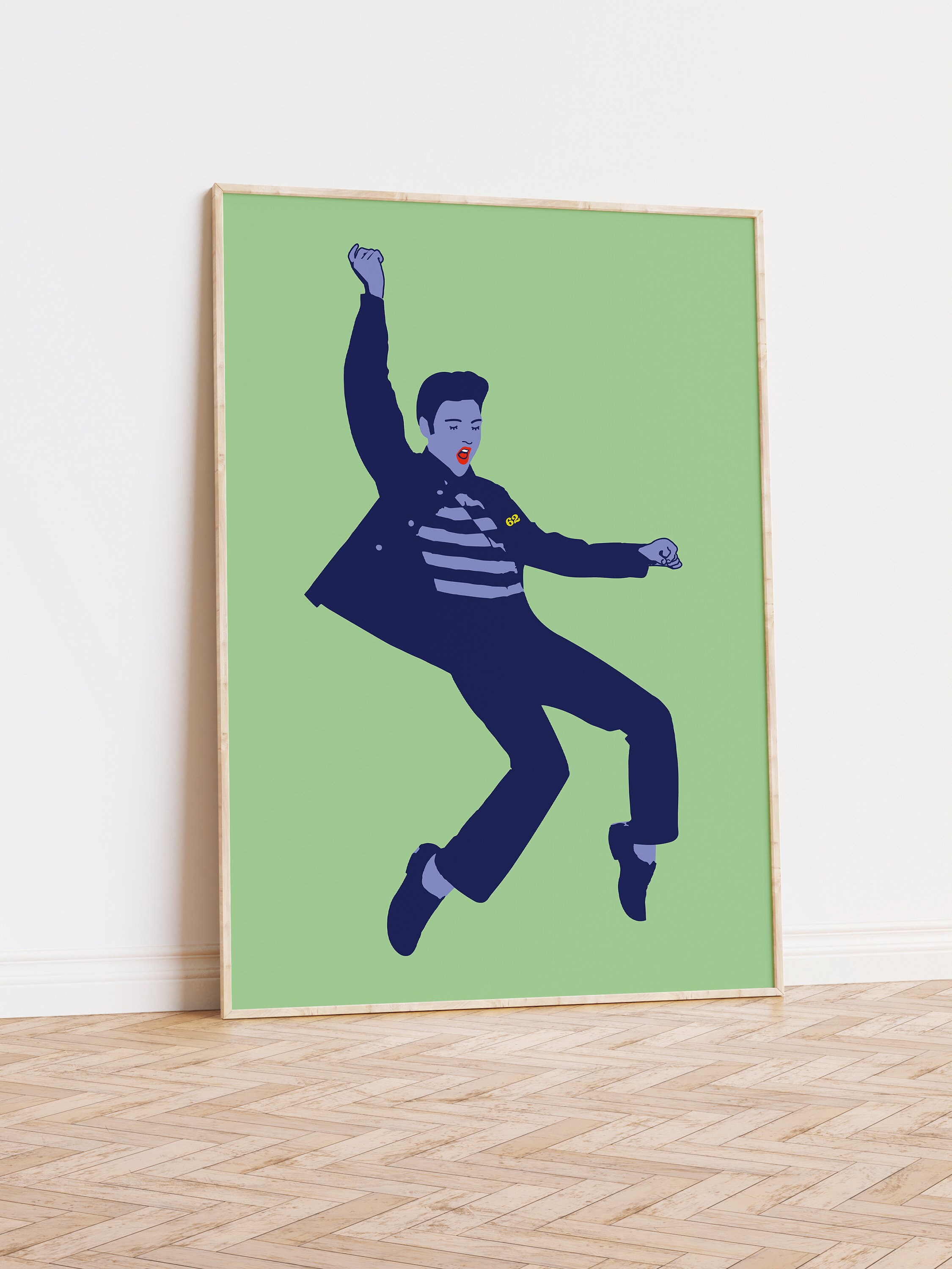 Jailhouse Rock Poster | Elvis Wall Art | Elvis Pop Art | Retro | Music ...