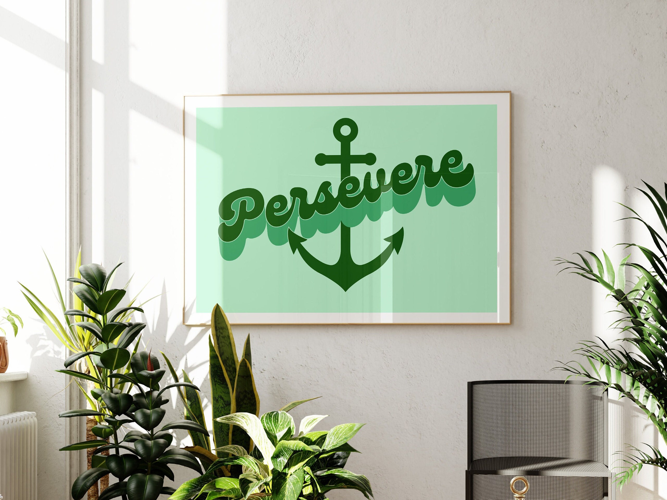 Persevere Print Leith Edinburgh Typographic Poster Hibs Hibs FC ...