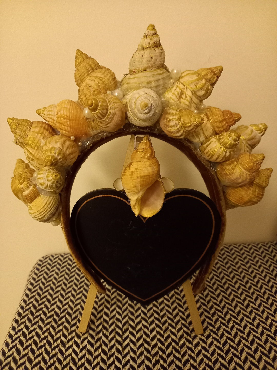 Star of the Sea Mermaid Burleque Pastel & Gold Seashell - Etsy