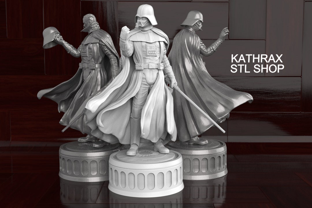 Darth Vader 4 poses en 1 Archivo STL de impresión 3D de Star Wars - Etsy España