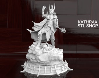 Dark Lord Sauron Bust STL File for 3D Printers High Quality, Detailed ...