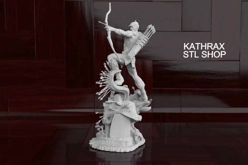 Green Arrow 3D Print STL File - Etsy